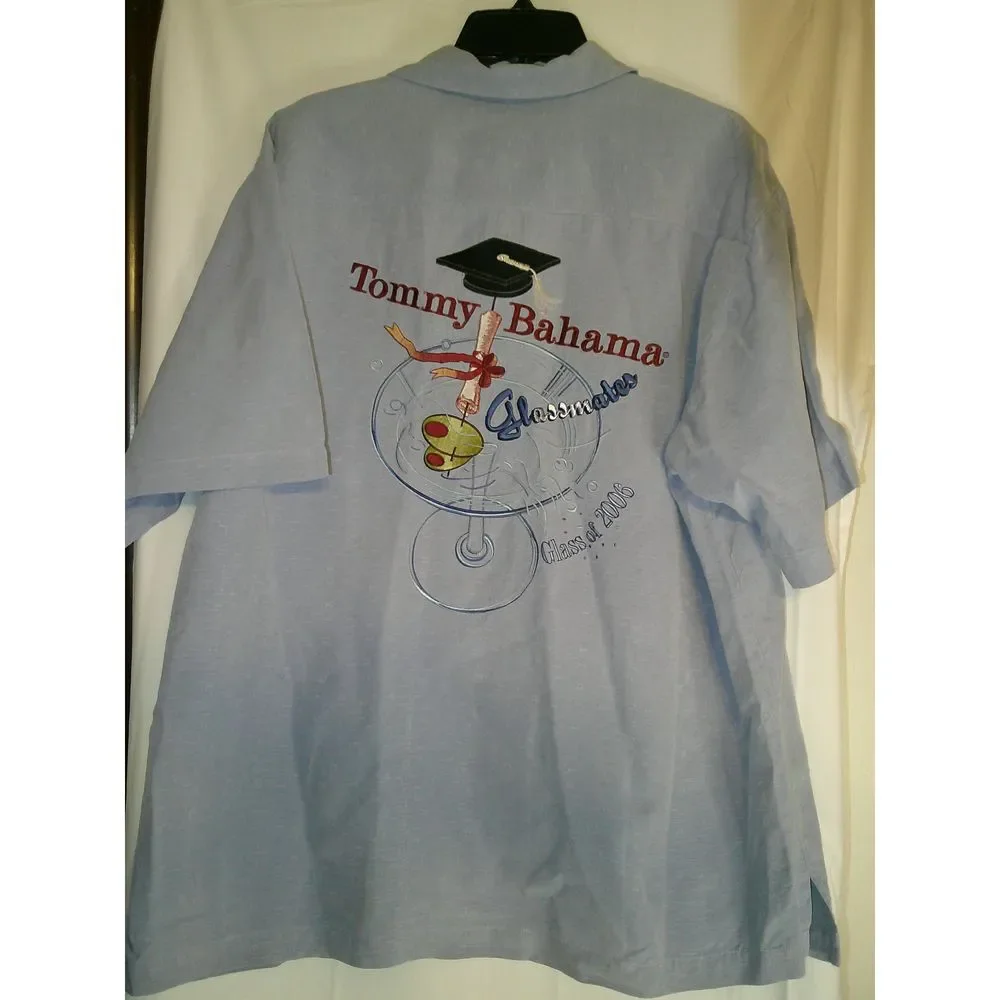 Tommy Bahama | Shirts | Tommy Bahama Light Blue Silk Graduation ...